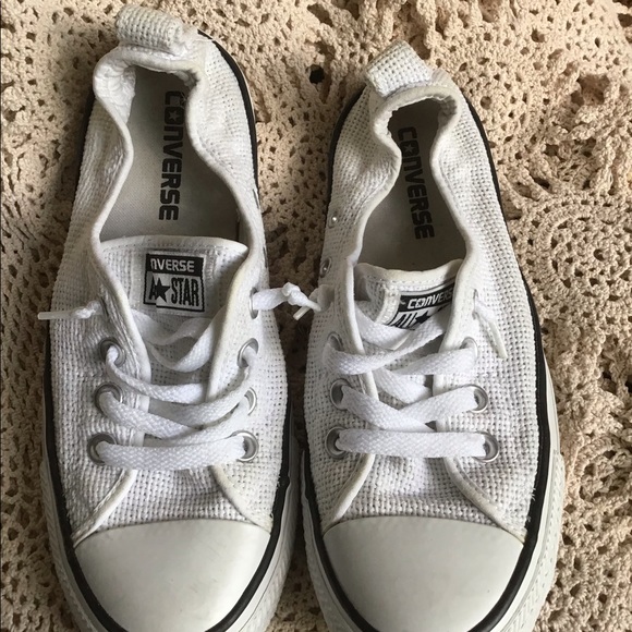 Converse | Shoes | Converse Shoreline Slip On Unique Mesh White Sz 7 ...